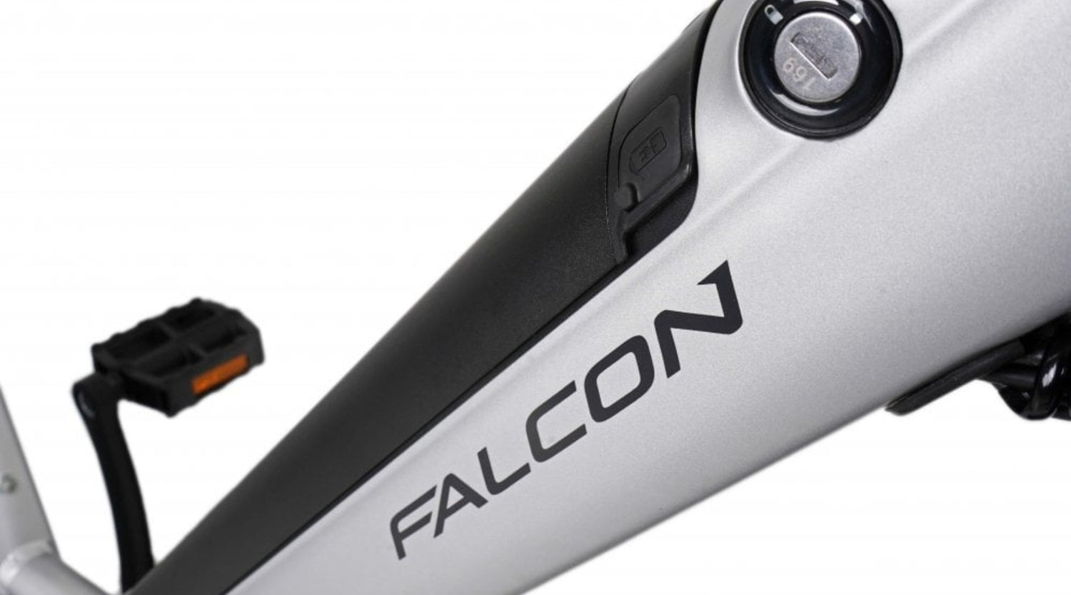 Falcon Horizon Low Step Electric Hybrid Bike, Silver - Comfortable ...