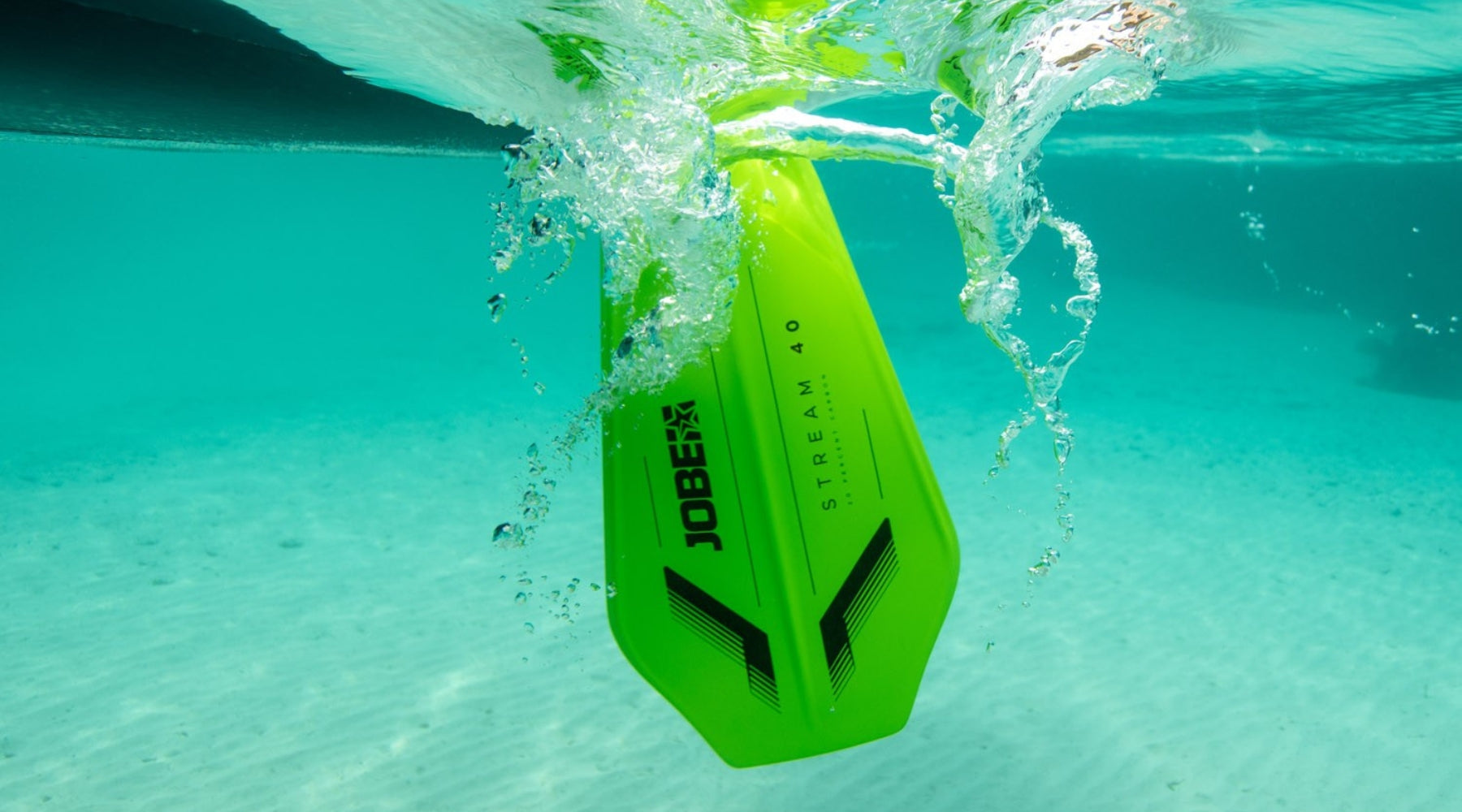 Jobe Stream Carbon 40 SUP Paddle Lime 3-Piece | Durable & Adjustable ...