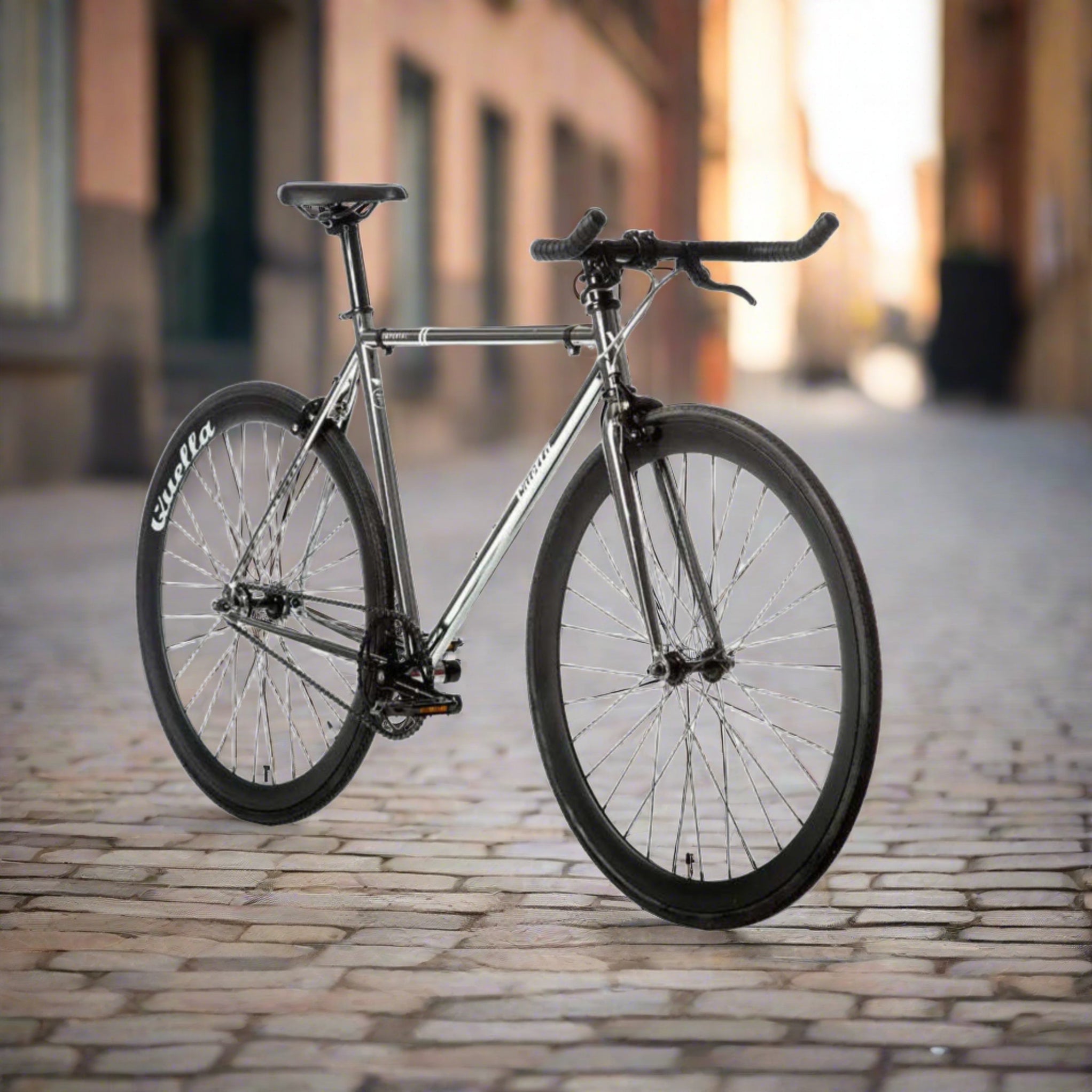 Quella Imperial 250W Hybrid Electric Bike, Silver - Stylish and ...